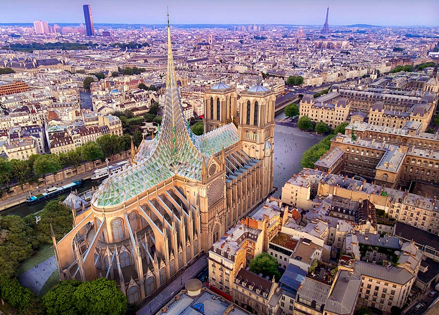 “Palingenesia”, la cubierta ecológica de madera que rinde homenaje a ...